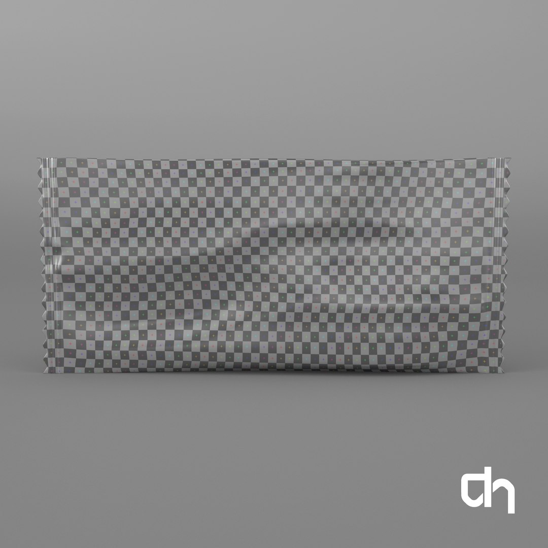 3d Sachet 15x7cm 30 Grams Model