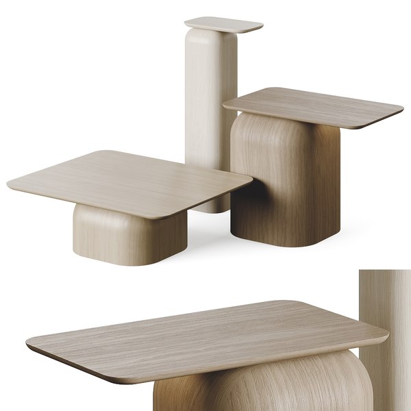 modèle 3D de Table Basse AVRIL Nikari - TurboSquid 2071532