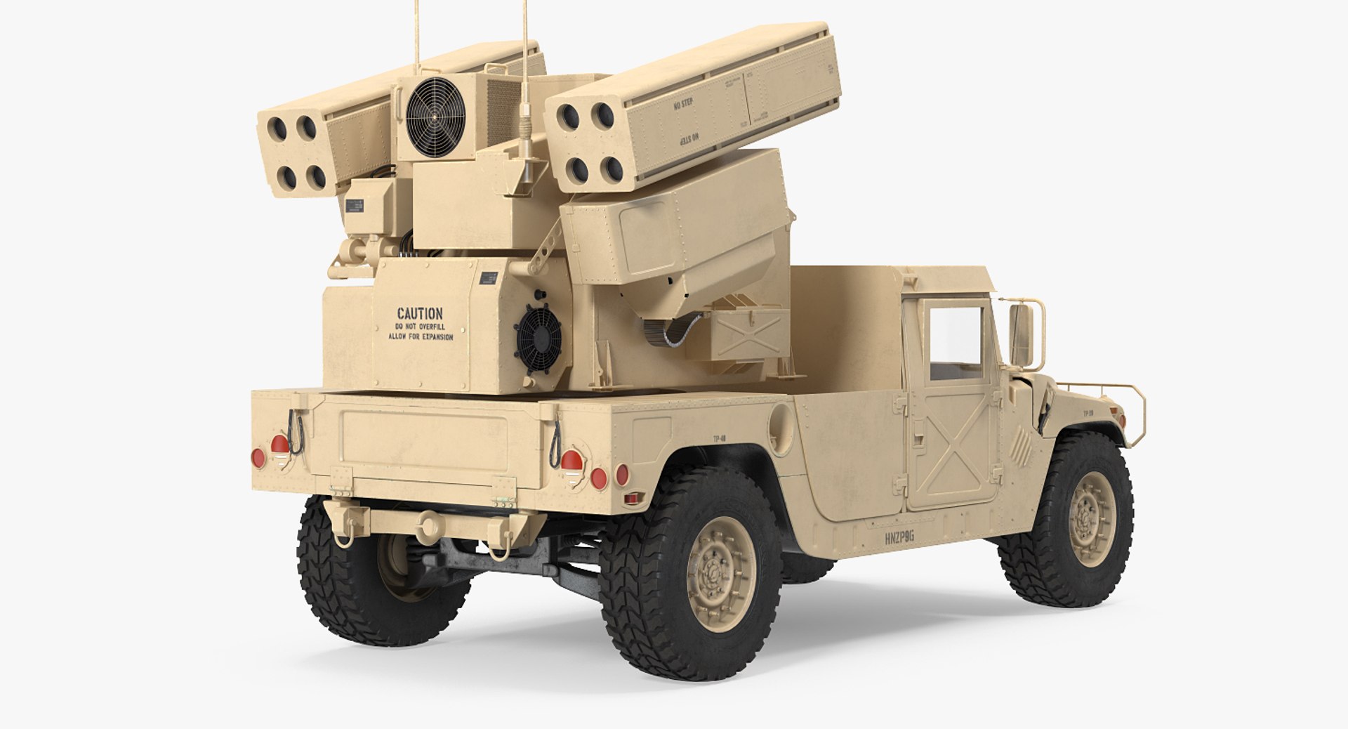 3d hmmwv m998 equipped avenger