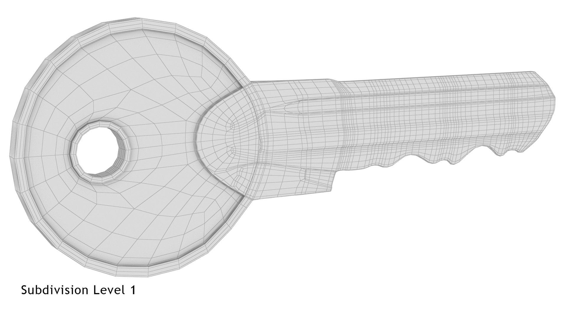 Door key 3D model - TurboSquid 1699842