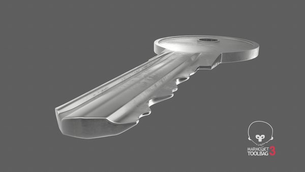 Door key 3D model - TurboSquid 1699842