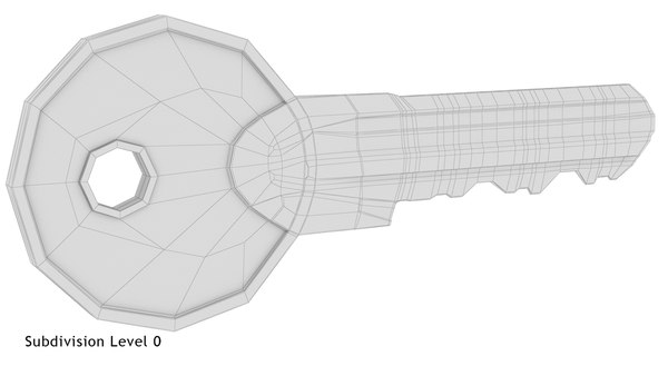 modelo 3d Llave de puerta de acero V01 - TurboSquid 1699842