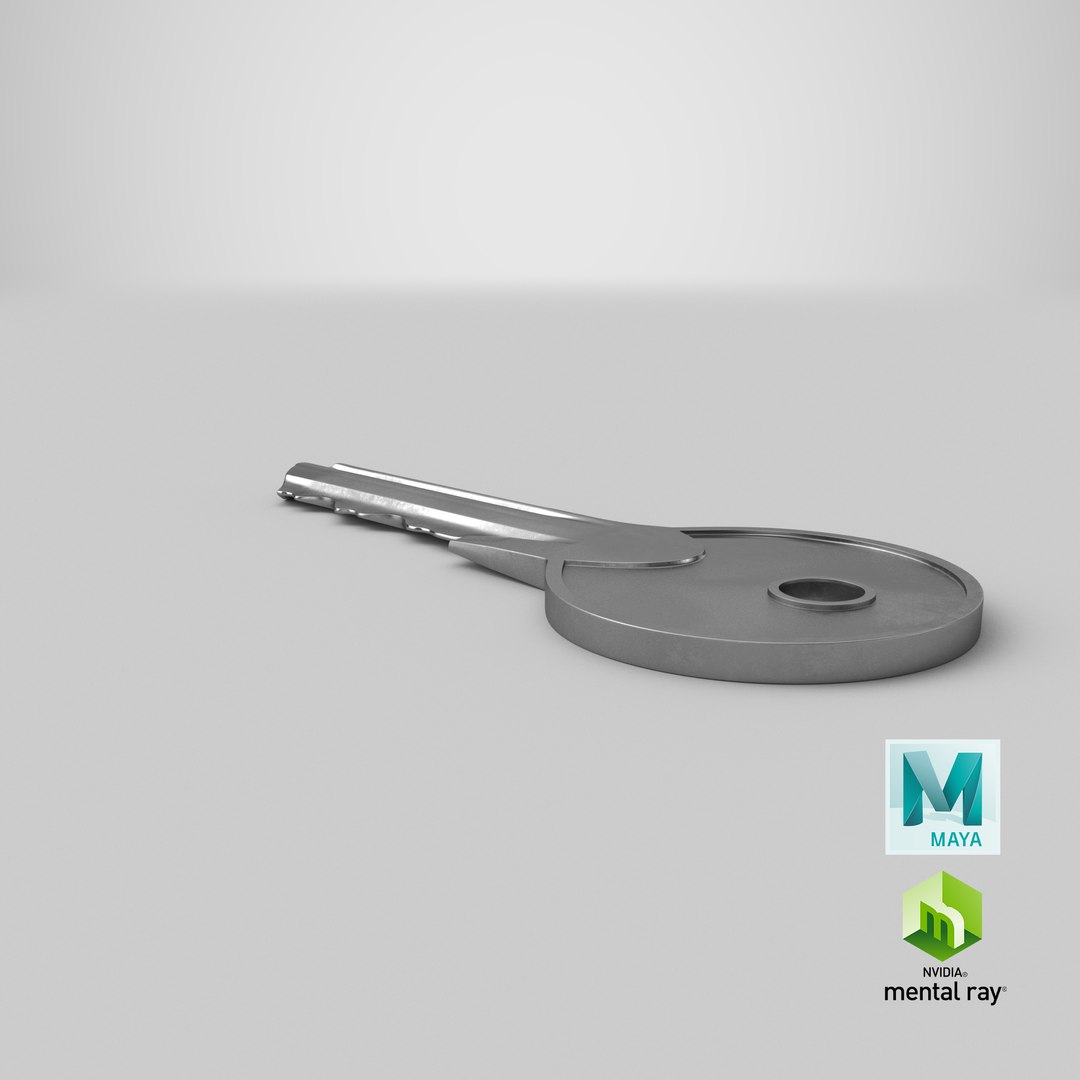 Door key 3D model - TurboSquid 1699842