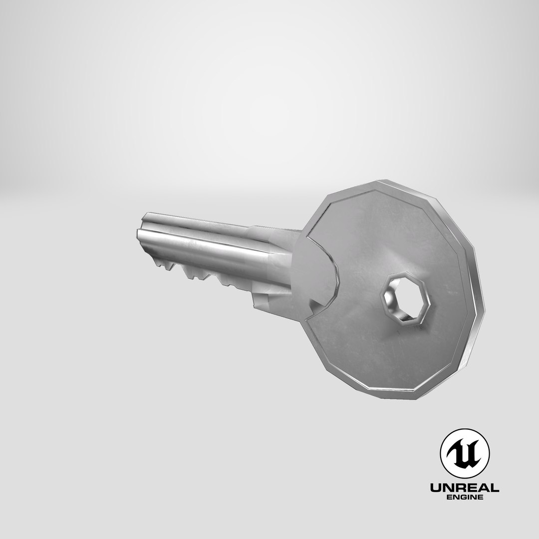 Door Key 3D Model - TurboSquid 1699842