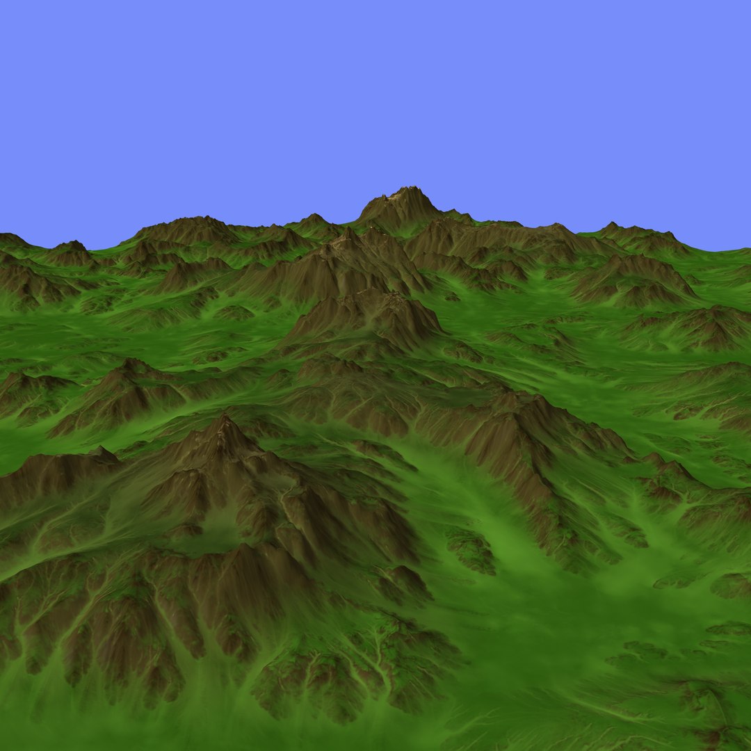 Heightmap 3d Model