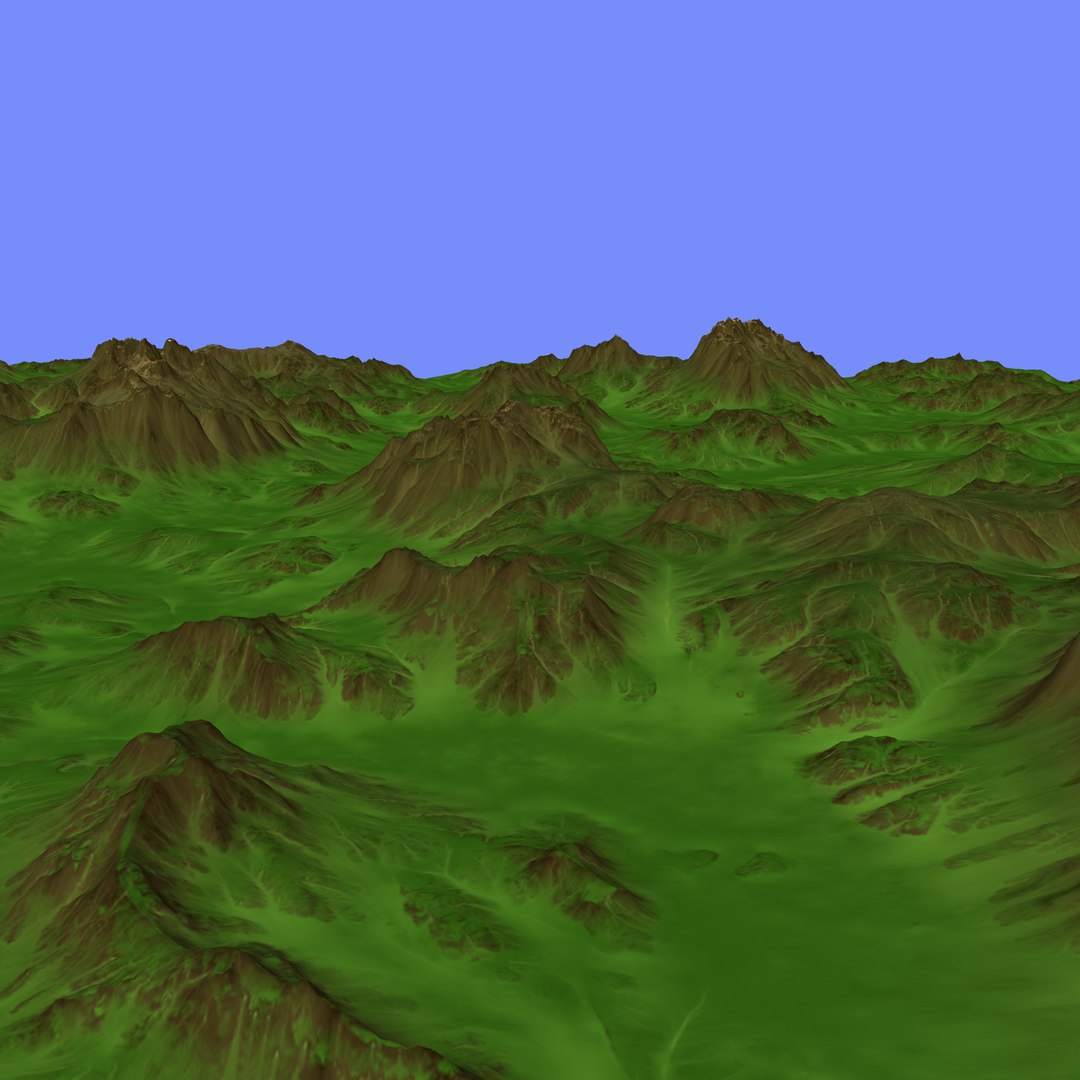 Heightmap 3d Model