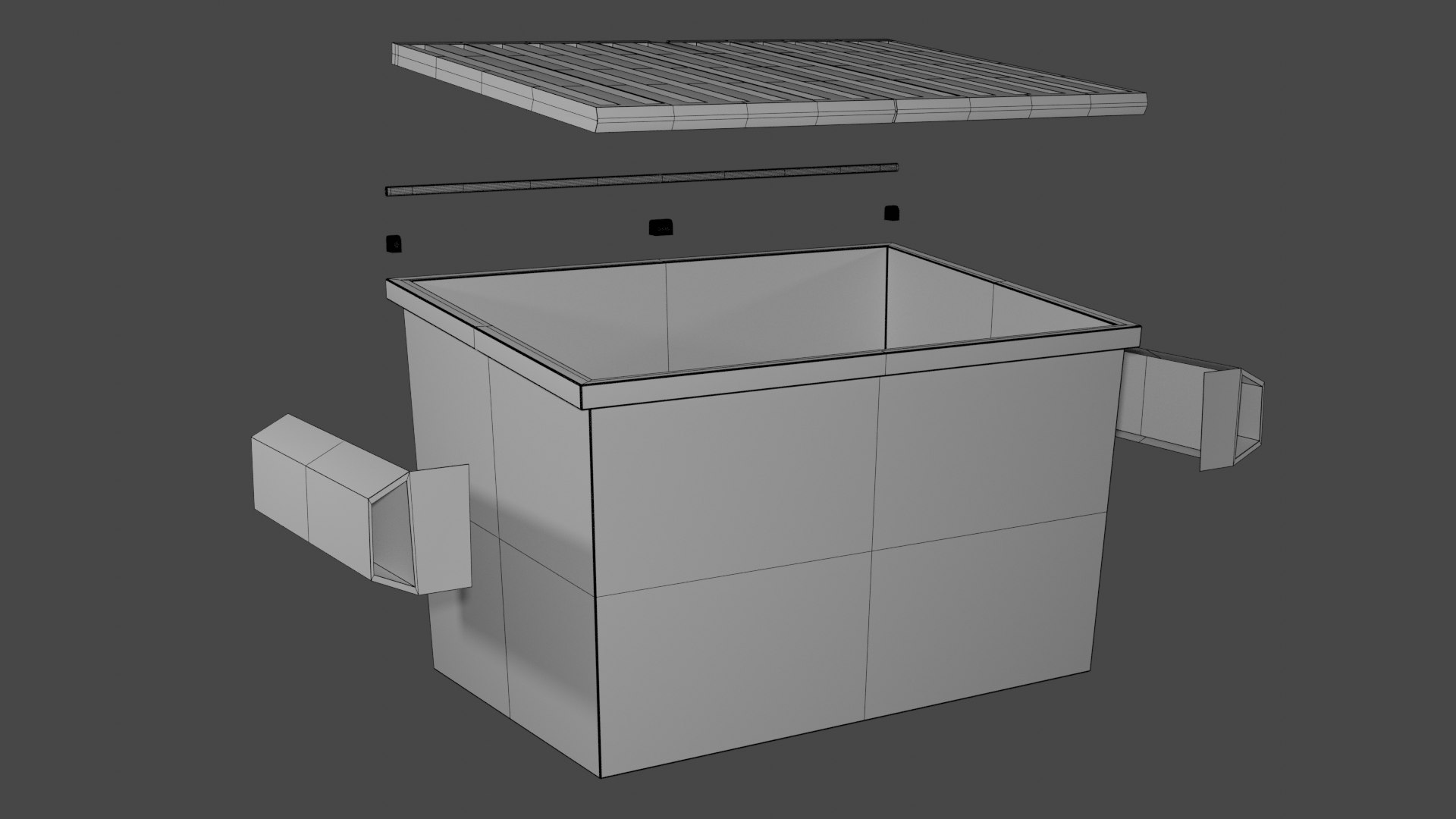Free 3D trash container rust - TurboSquid 1627526