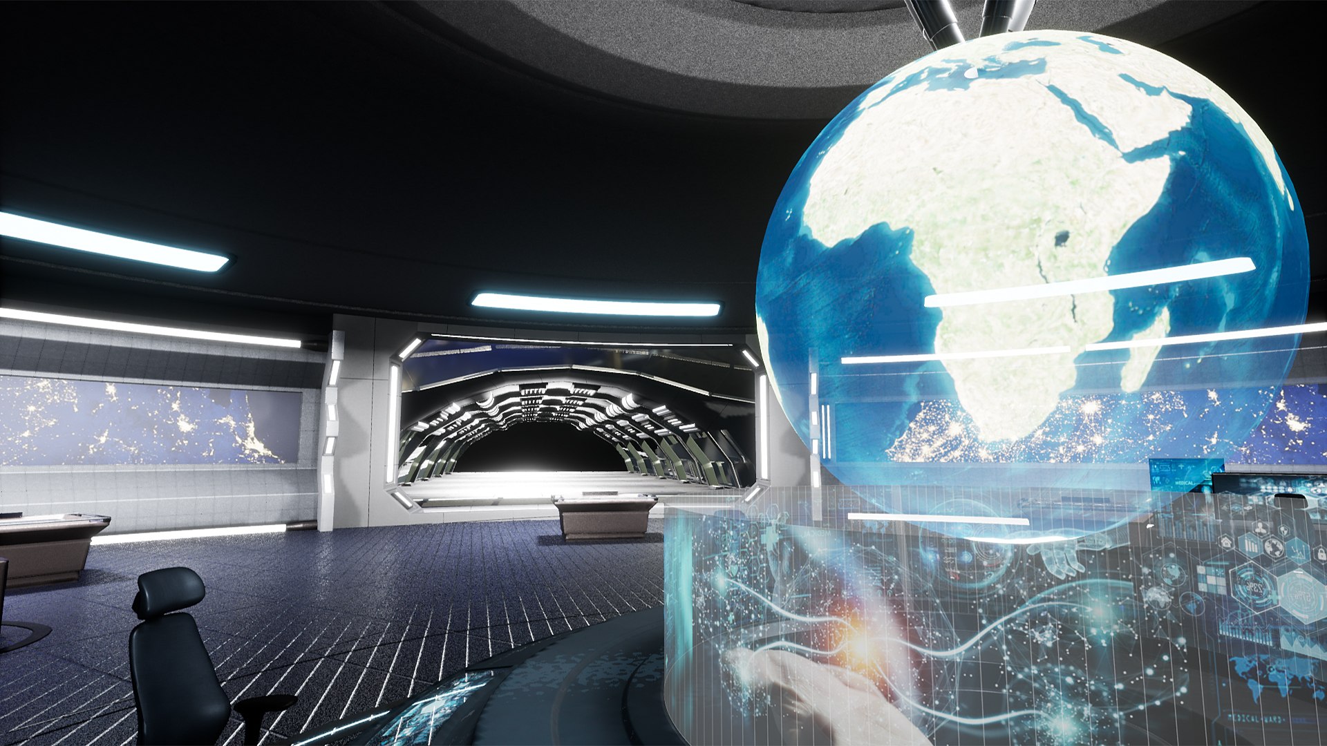 3D Modular command center environment package model - TurboSquid 2150164