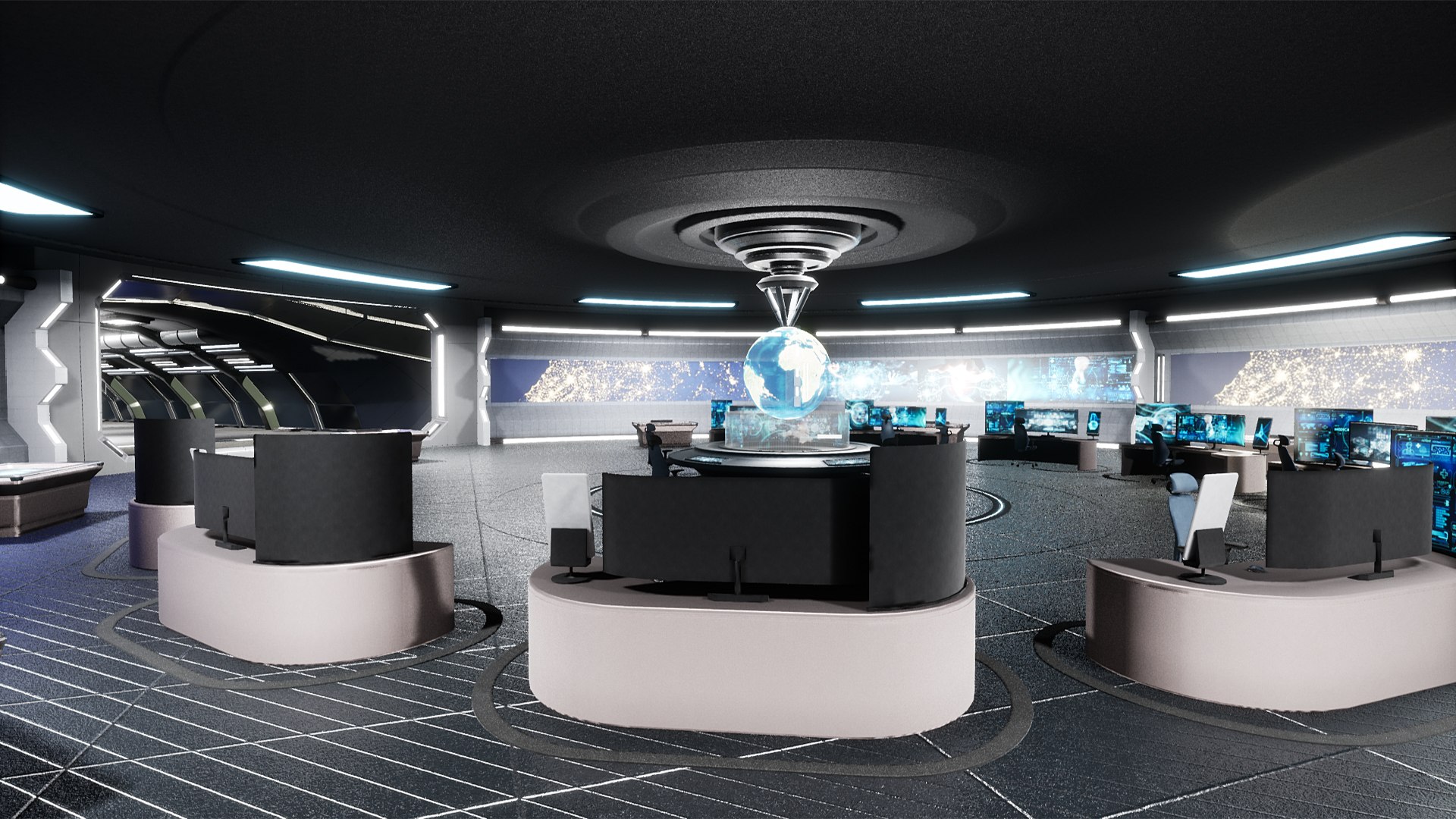 3D Modular command center environment package model - TurboSquid 2150164