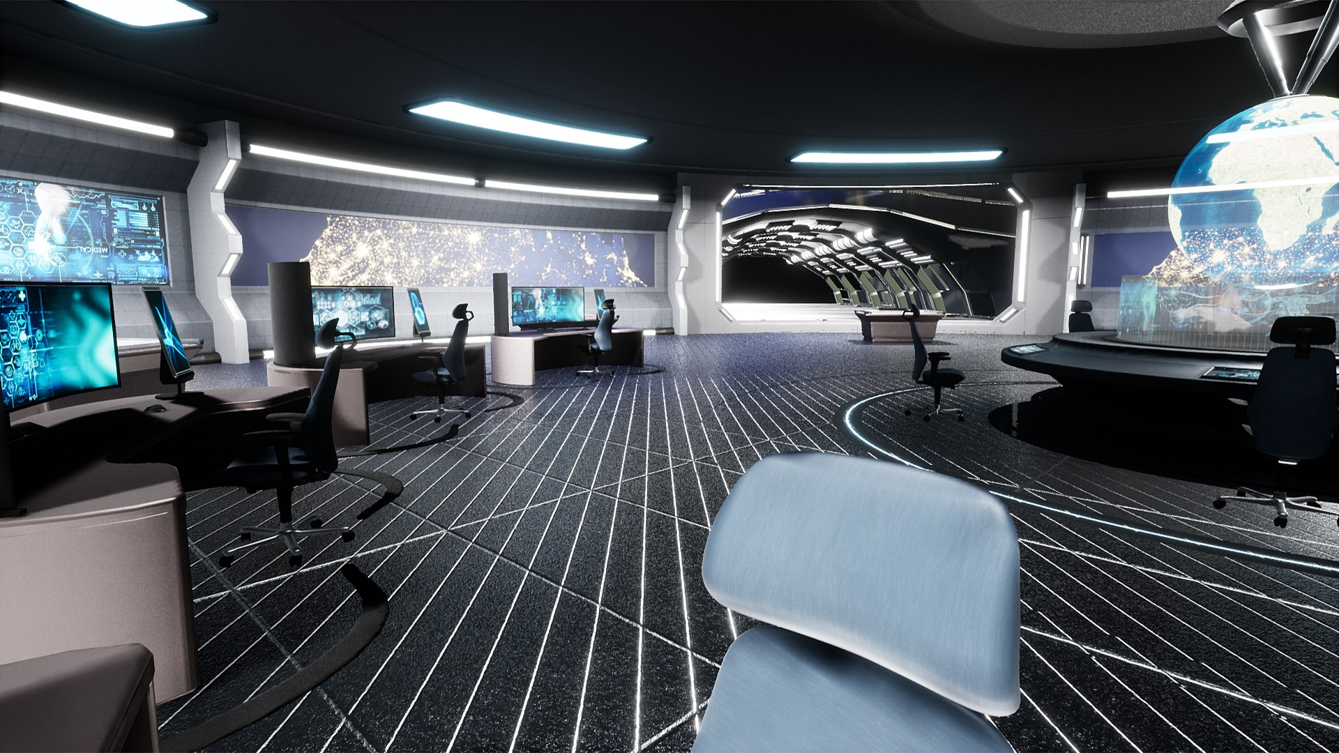 3D Modular command center environment package model - TurboSquid 2150164