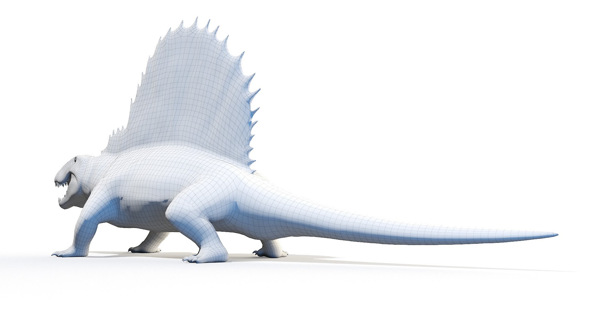 3D Dimetrodon - TurboSquid 1631531