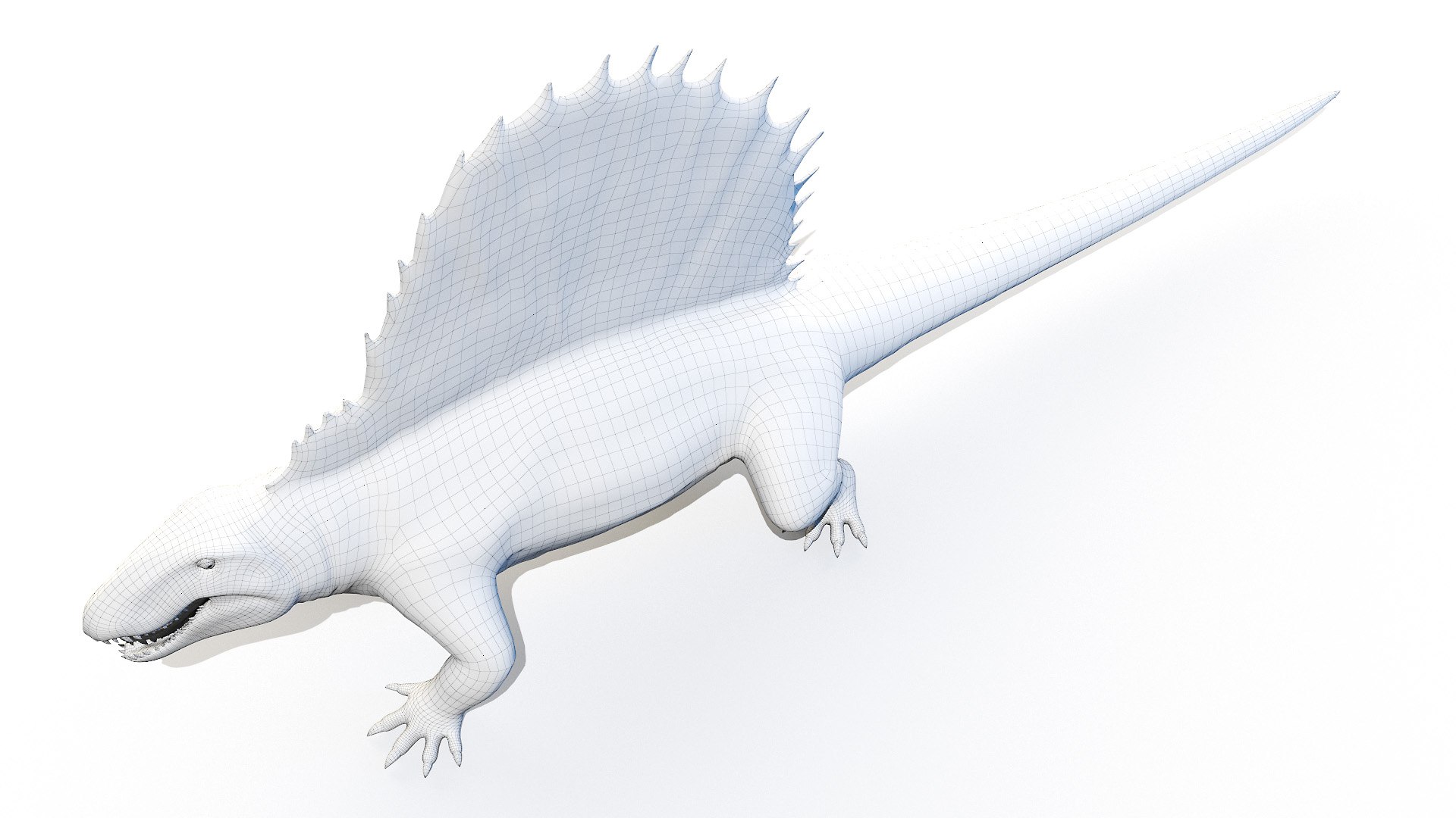 3D Dimetrodon - TurboSquid 1631531