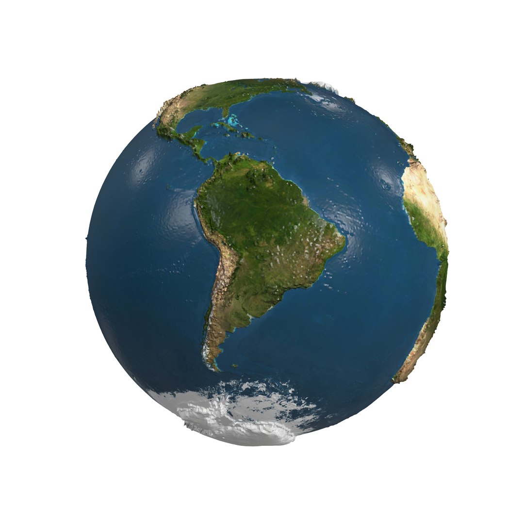 3D Earth Globe High Detail Model - TurboSquid 2218808