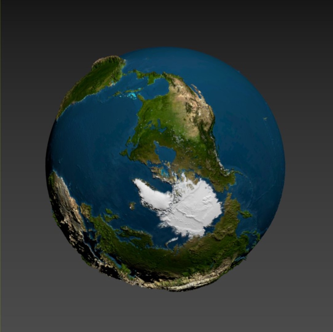 3D Earth Globe High Detail Model - TurboSquid 2218808