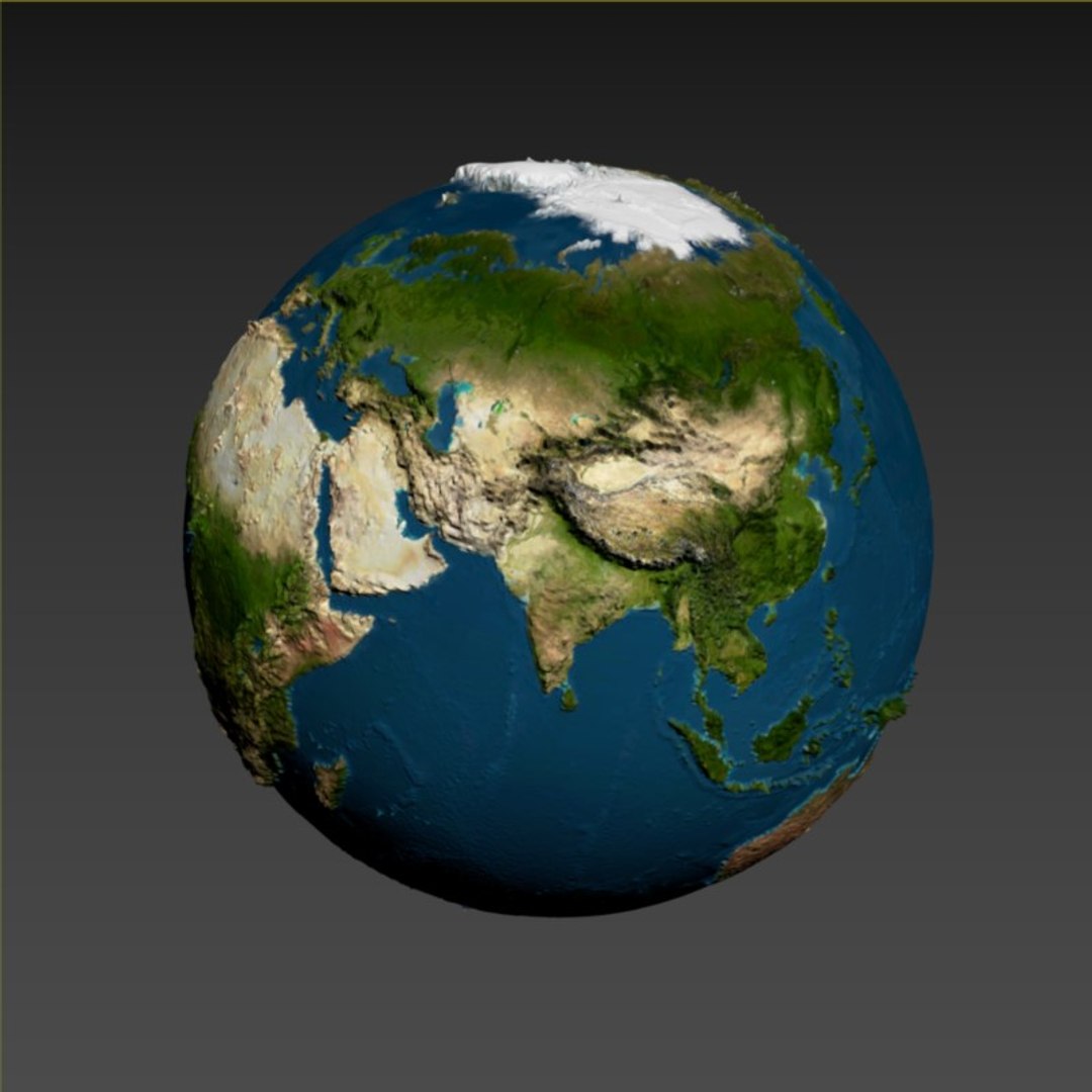 3D Earth Globe High Detail Model - TurboSquid 2218808