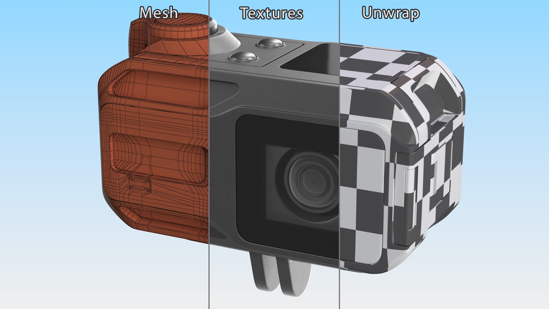 3D Action Camera Detached - TurboSquid 2071135
