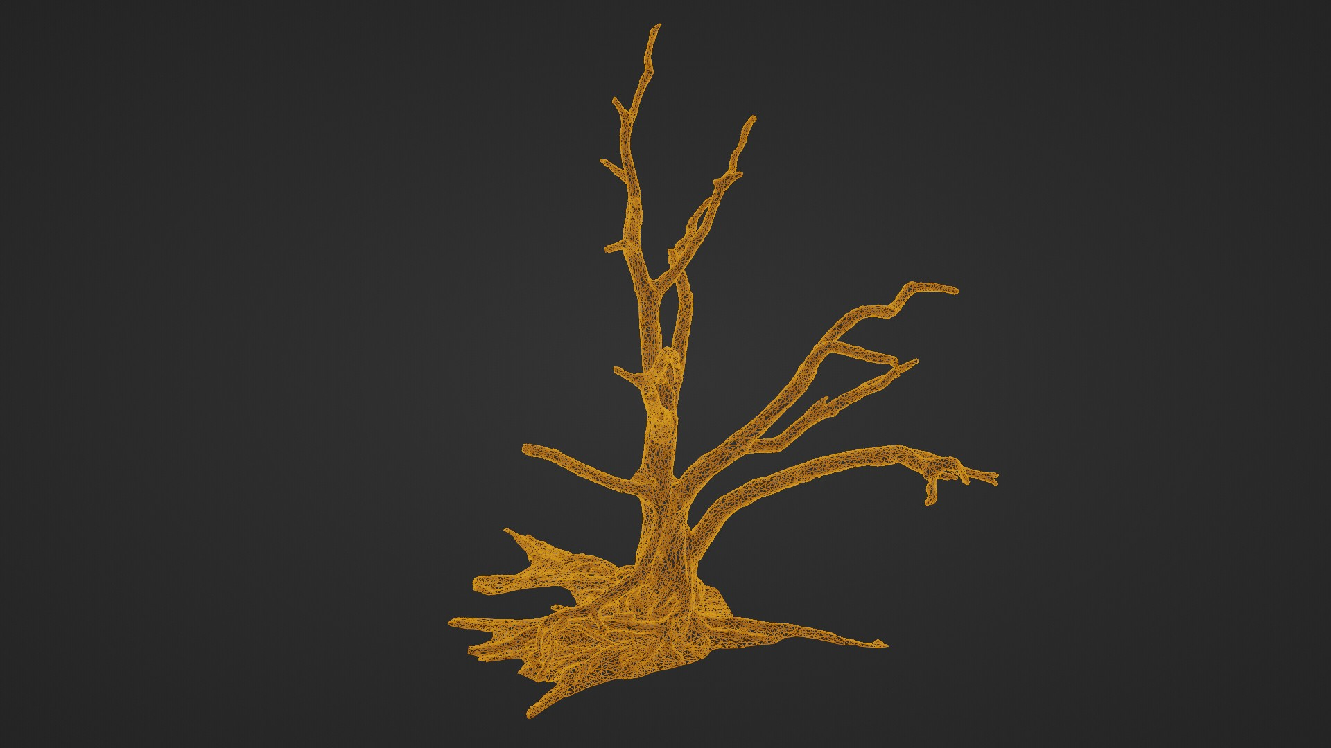 3D Model Namibian Dry Tree 01 LowPoly - Scan - TurboSquid 2047752