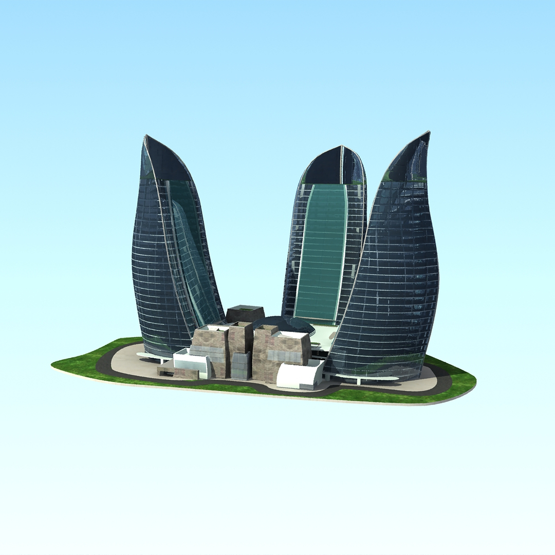 3d Flame Towers