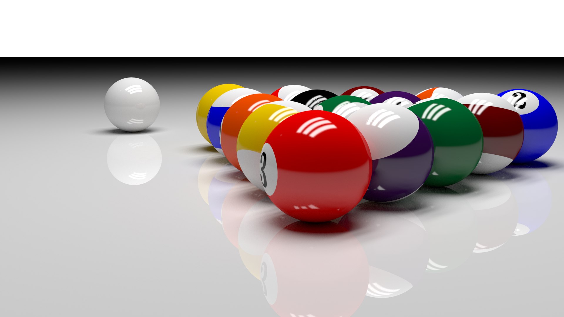 Billiard Balls 3d Model