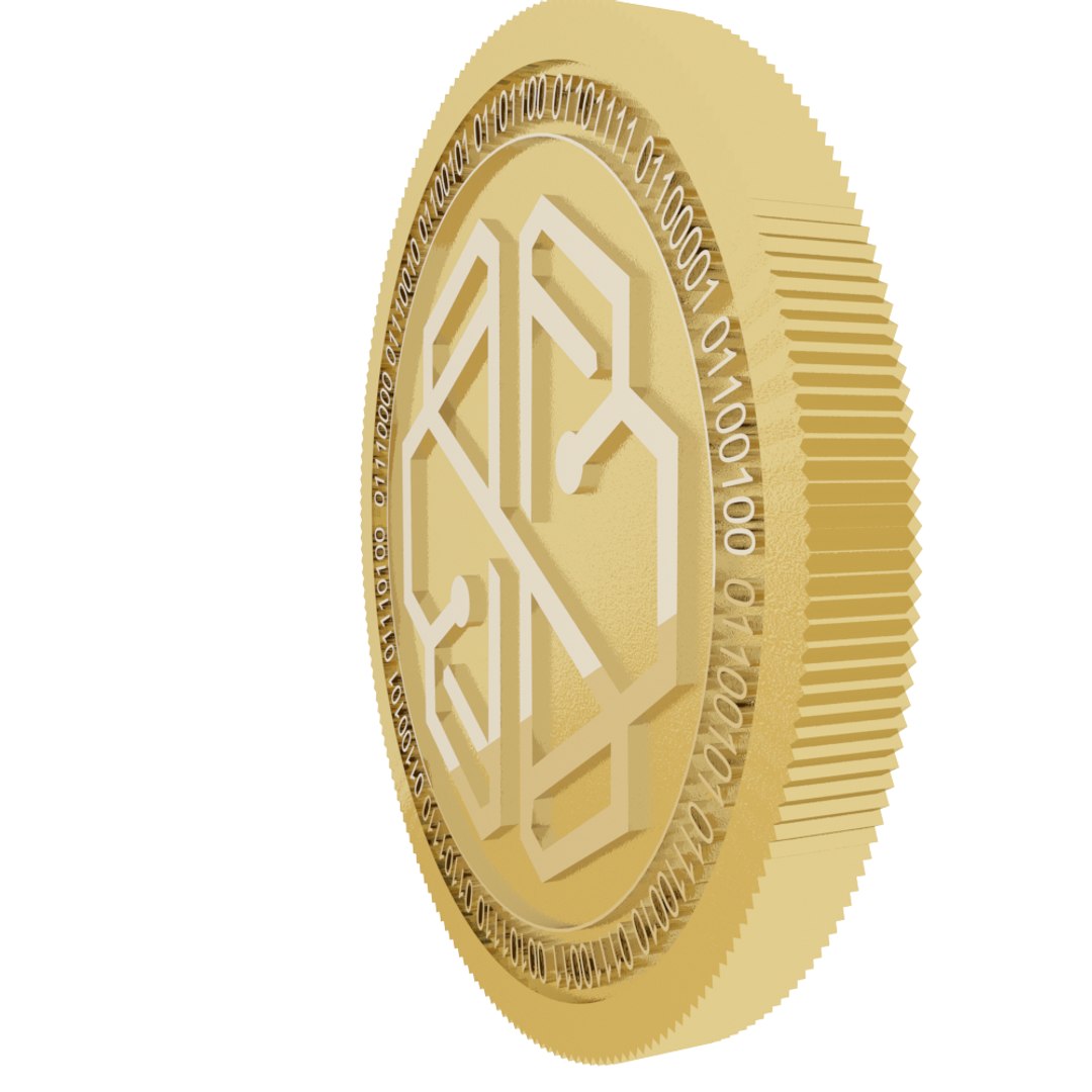 Swissborg Gold Coin 3D Model - TurboSquid 1556552