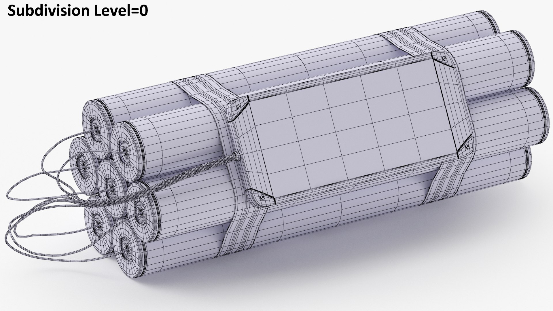 Timer Dynamite Bomb Model - TurboSquid 2102081