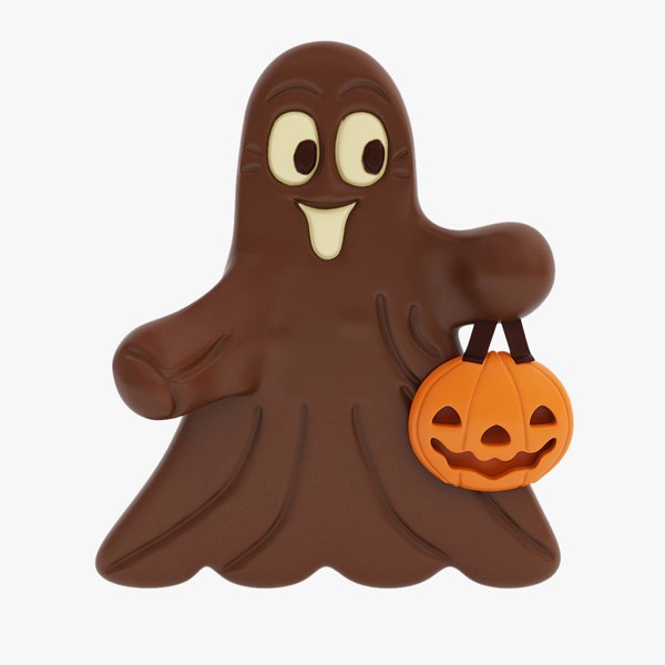 modelo 3d Figura fantasma de chocolate - TurboSquid 1923332