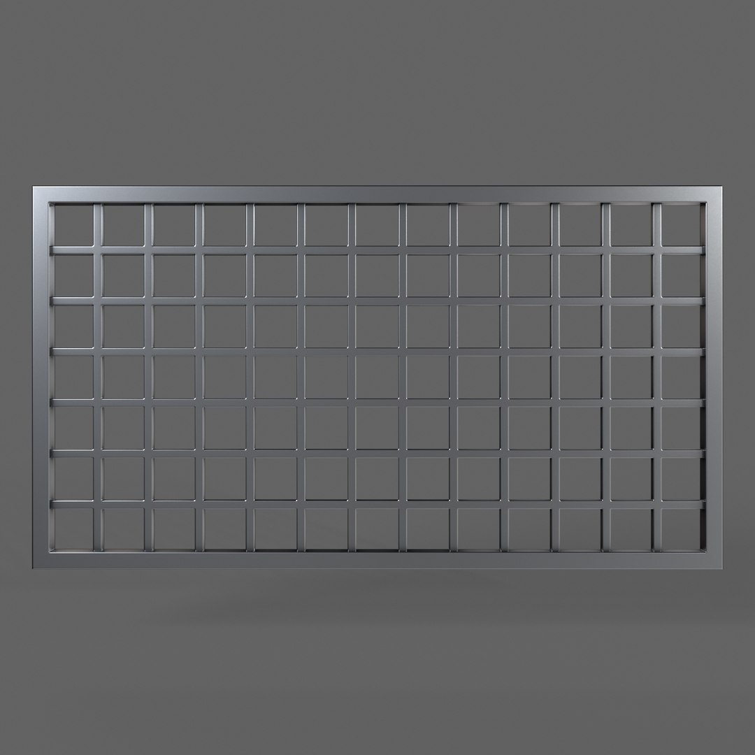3D Model PBR Prison Window 4 - TurboSquid 2414990