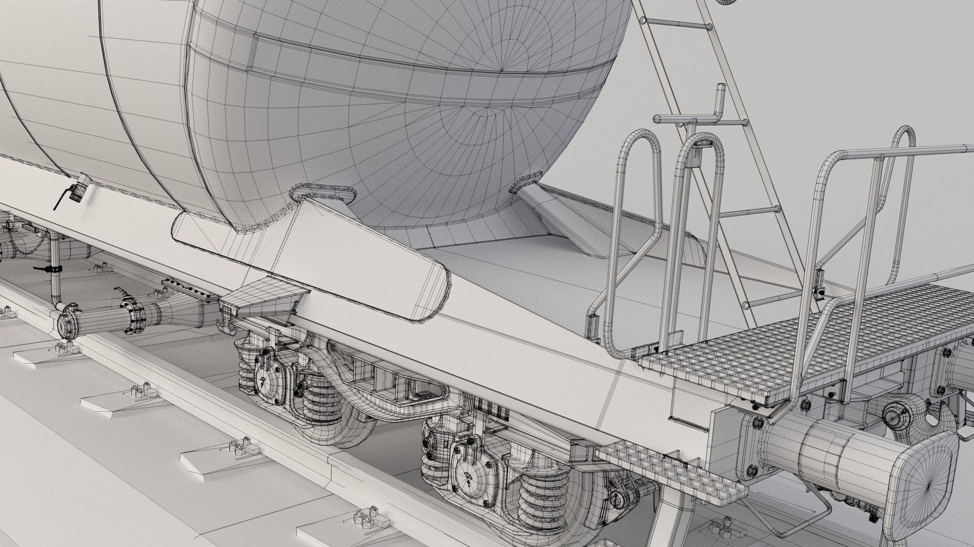 Train Tank Tanker Model - TurboSquid 1524209