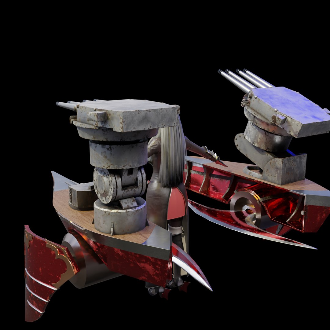 Azur Lane Dunkerque 3D Model - TurboSquid 2246226