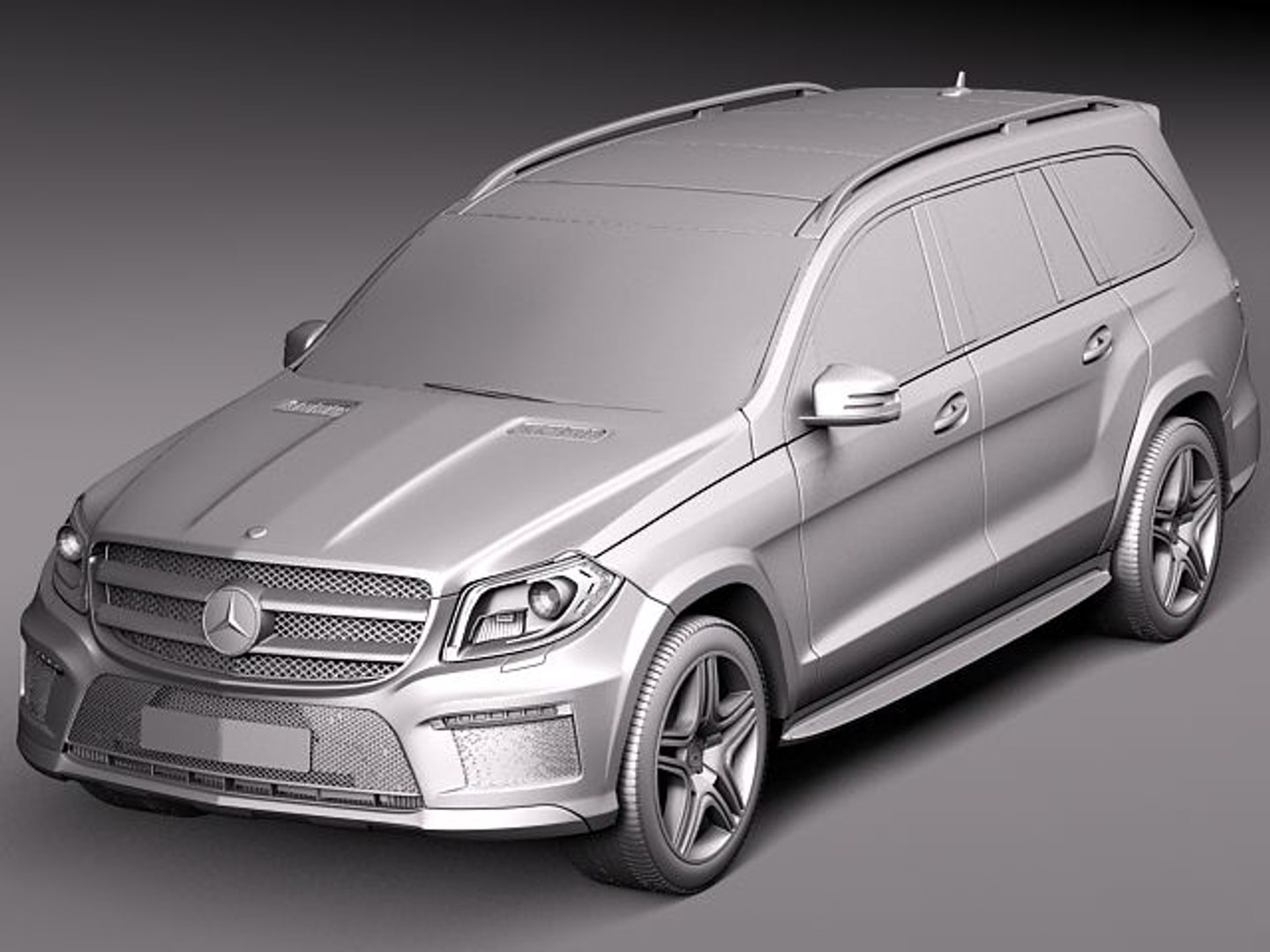 mercedes benz mercedes-benz gl 3d max