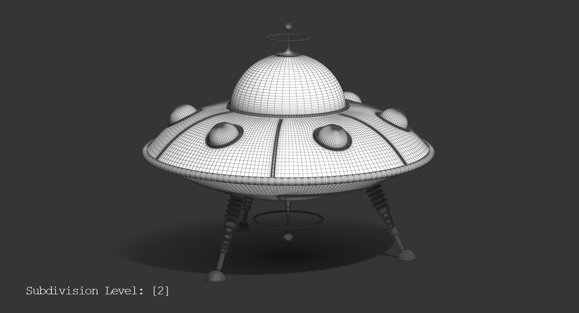 Ufo Toy 3d Max