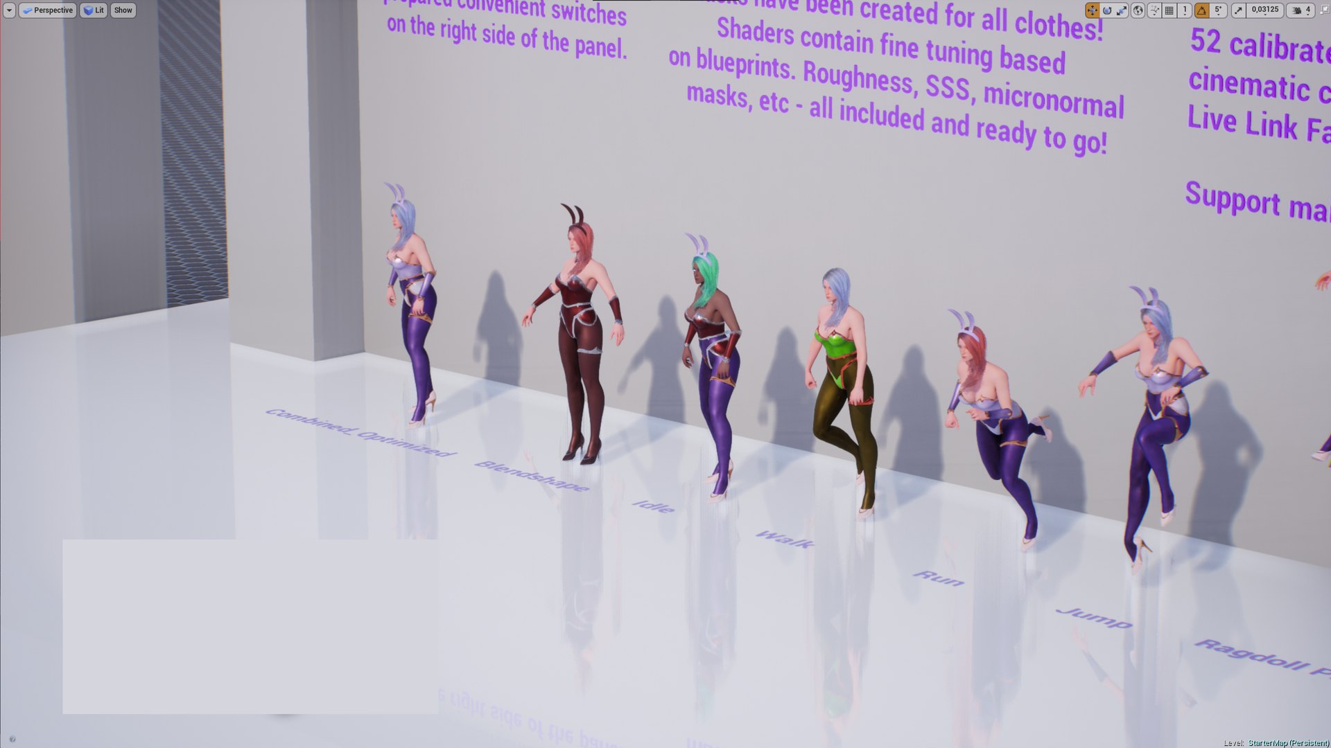 Bunny - Cute Fighting Shooter Pretty Anime Battle Royale FPS 3D Model ...