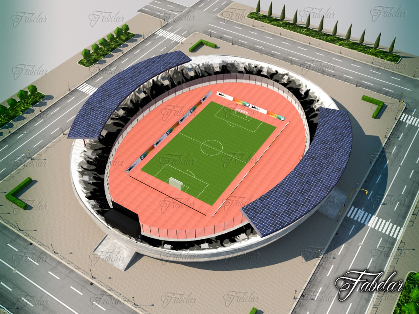 Stadium Environment 3d Max