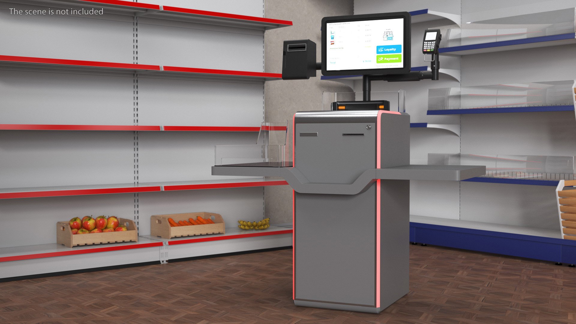 3D Retail Self Checkout System Grey - TurboSquid 2015782