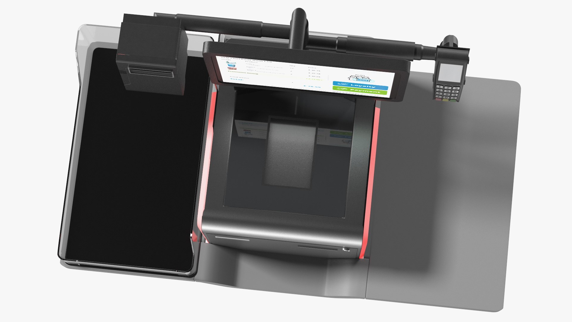3D Retail Self Checkout System Grey - TurboSquid 2015782