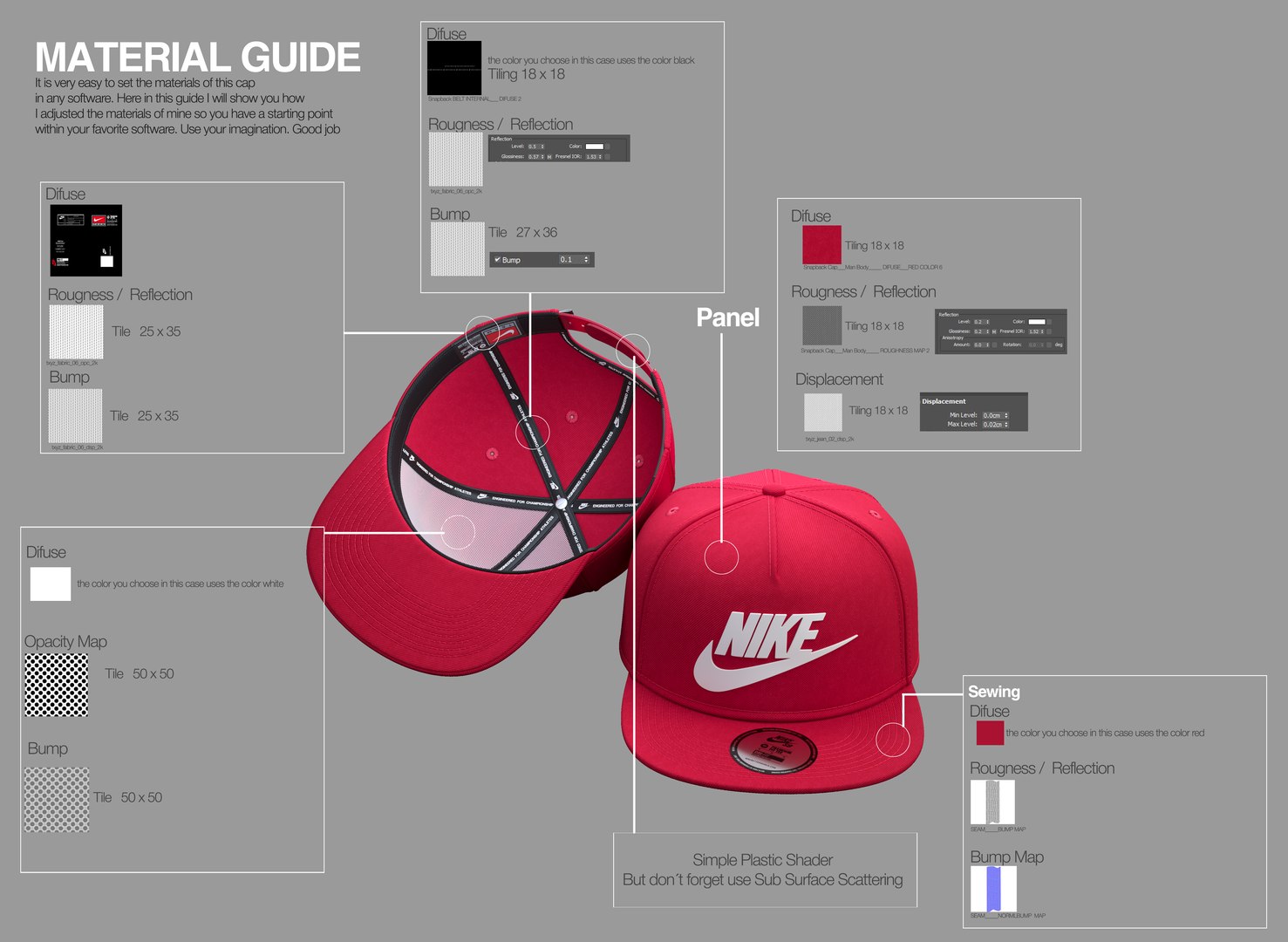 3D Snapback Cap - TurboSquid 2037777