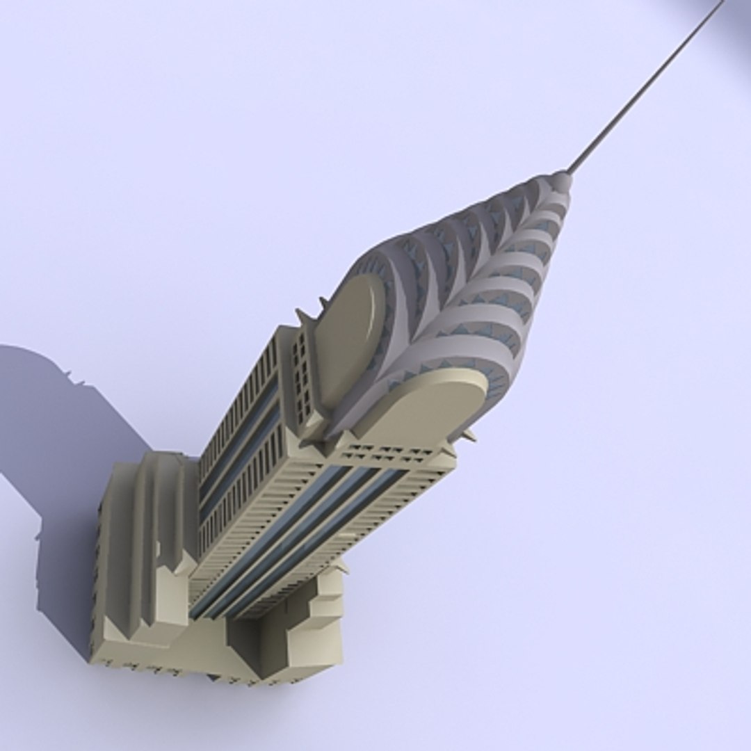 3d model chrysler building