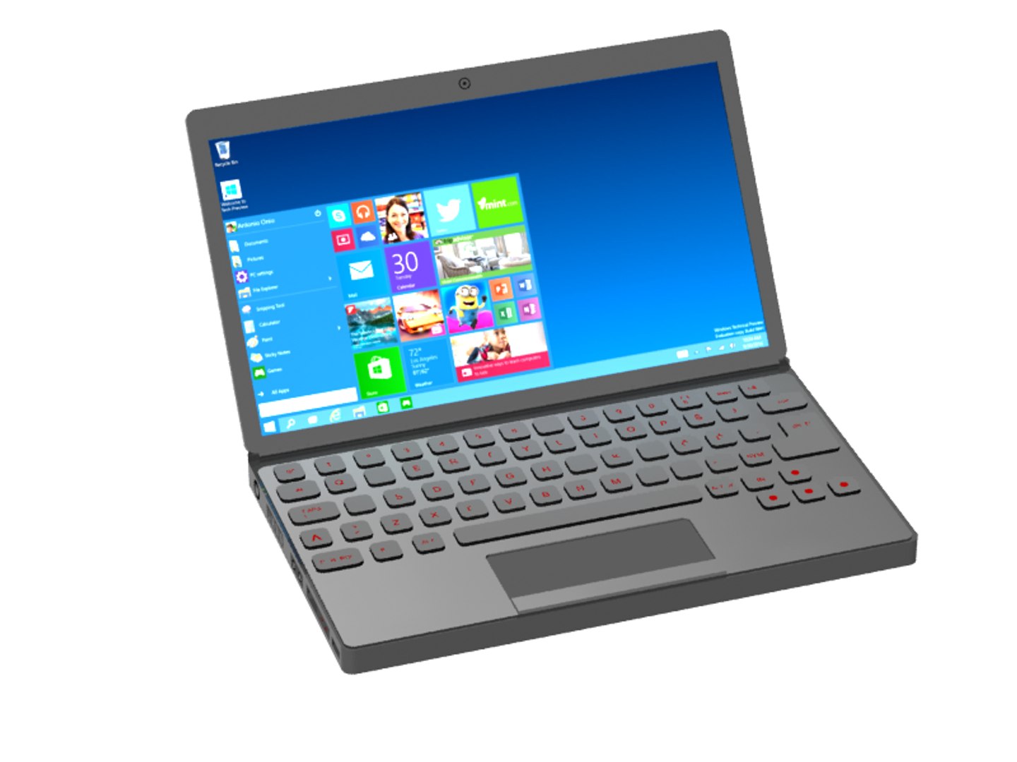 3d Model Laptop Computer