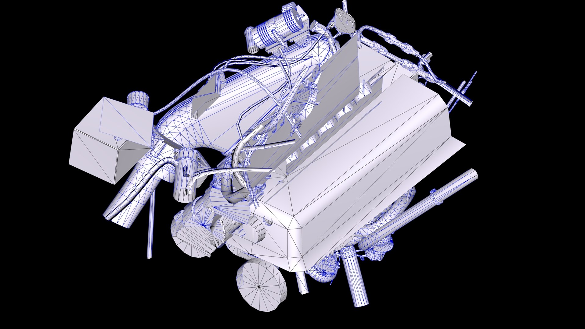 3D B58 Toyota Supra Engine Greddy Tune - TurboSquid 2392621