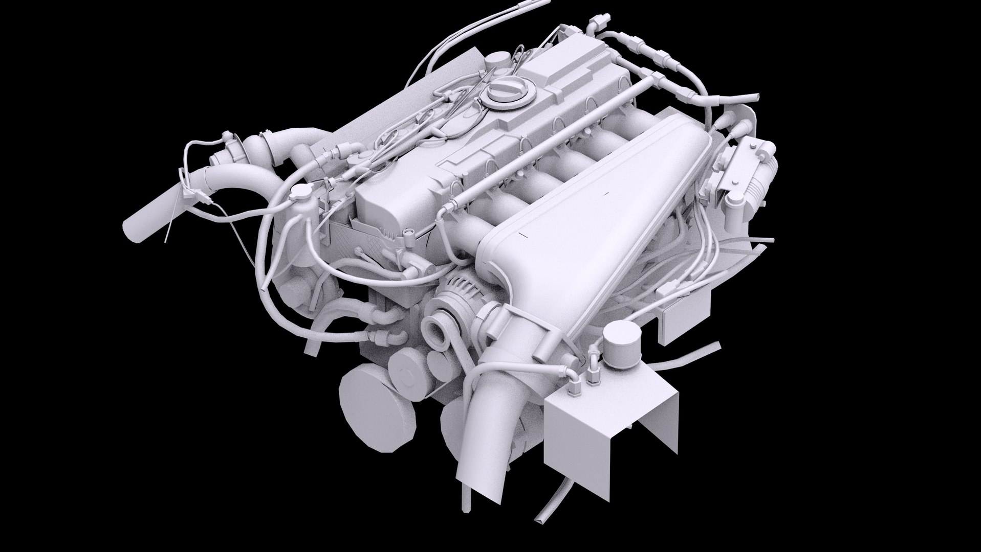 3D B58 Toyota Supra Engine Greddy Tune - TurboSquid 2392621