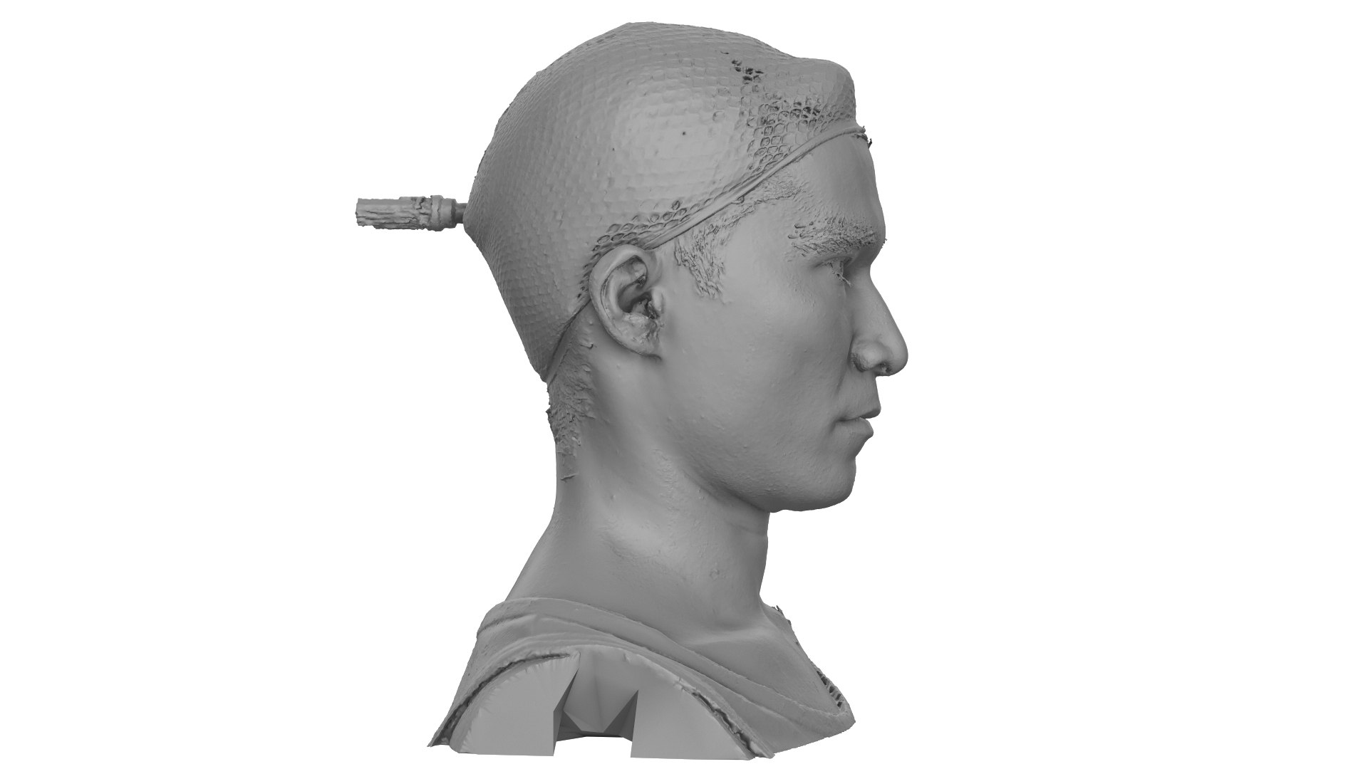 3D Raw Head Scan Hatsu Tanzan - TurboSquid 1943011