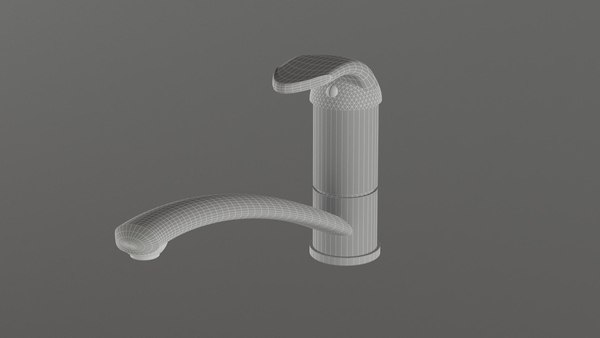 3d water taps model