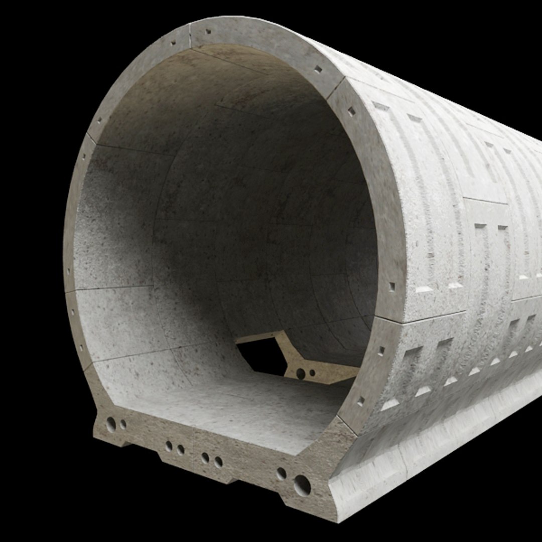 Concrete Tunnels 3d 3ds