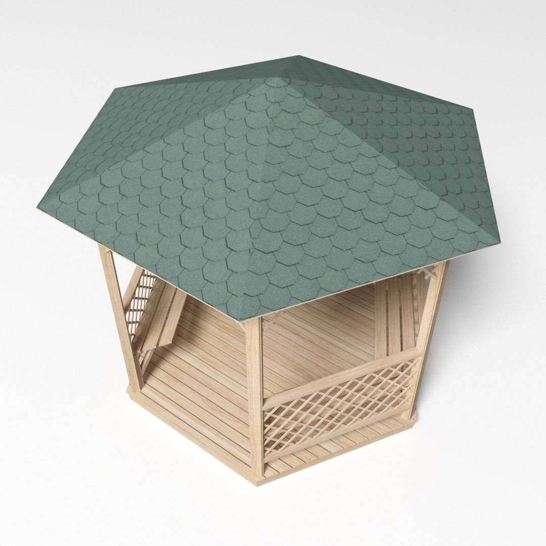 3d Model Of Gazebo