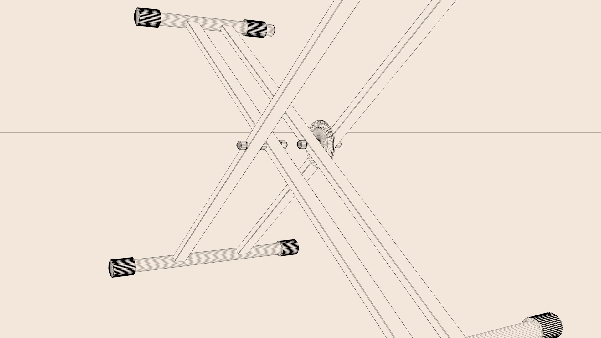 3d Model Keyboard Stand