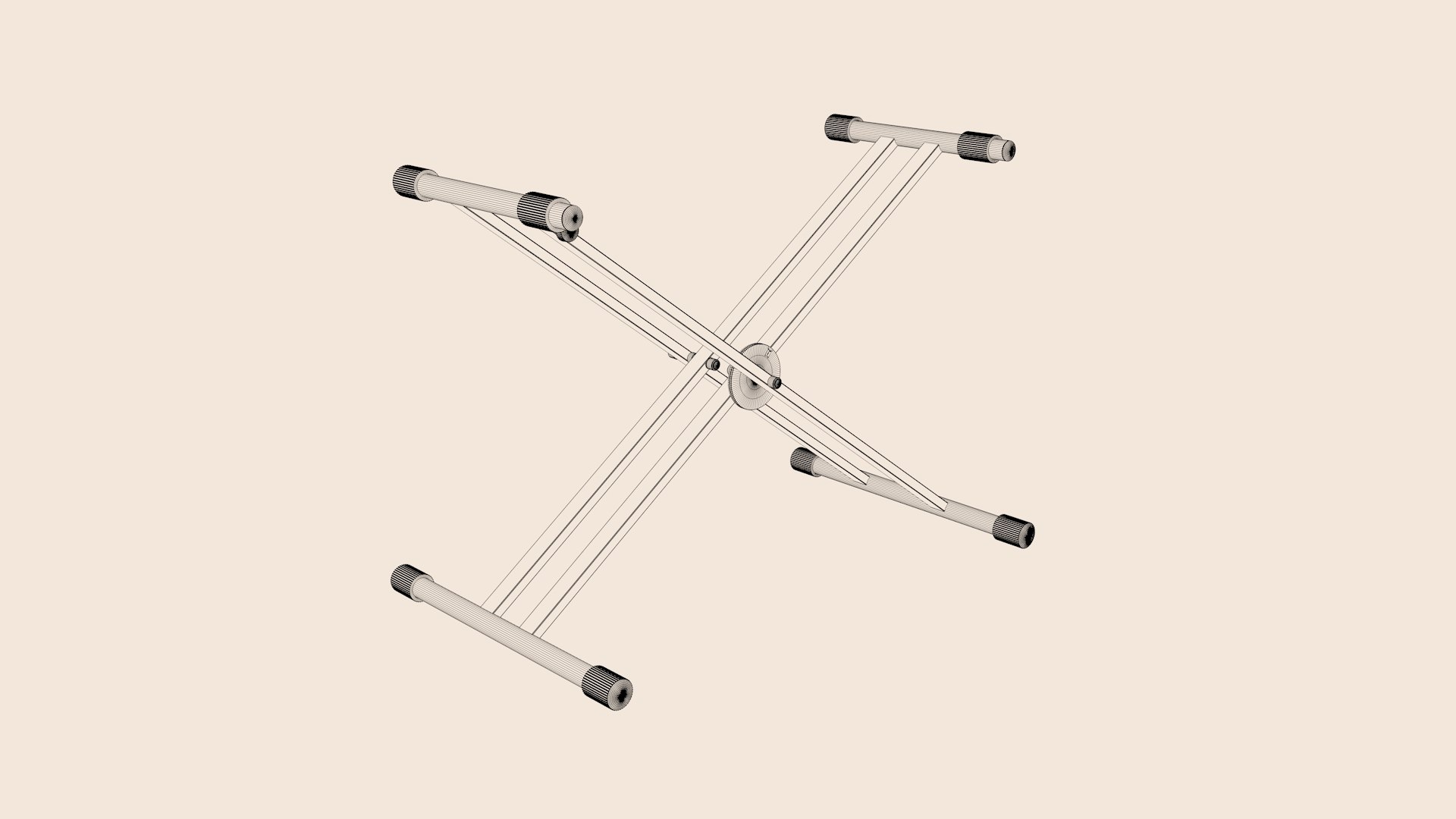 3d Model Keyboard Stand