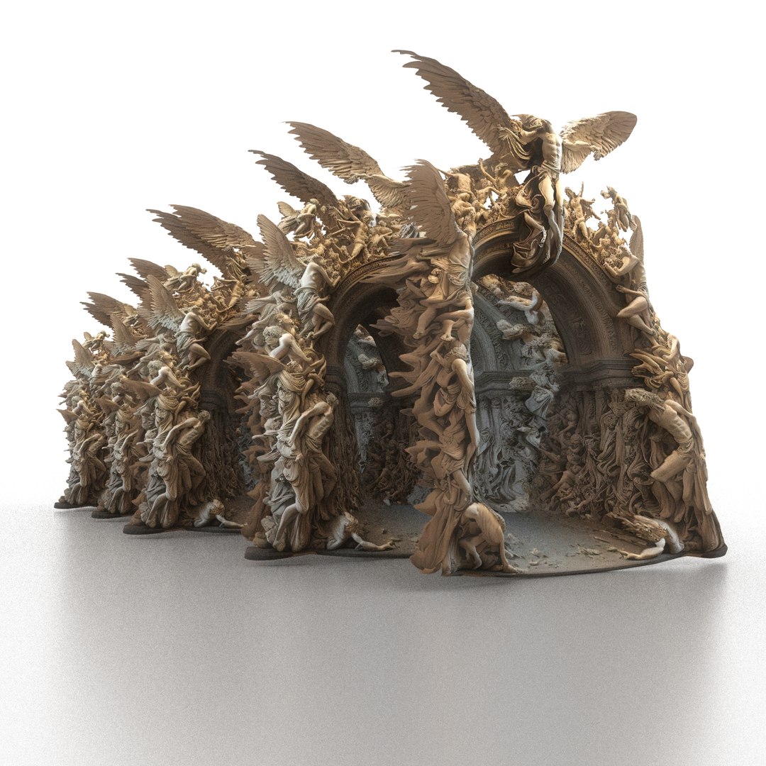 3D Gate Hell Arch - TurboSquid 2063905