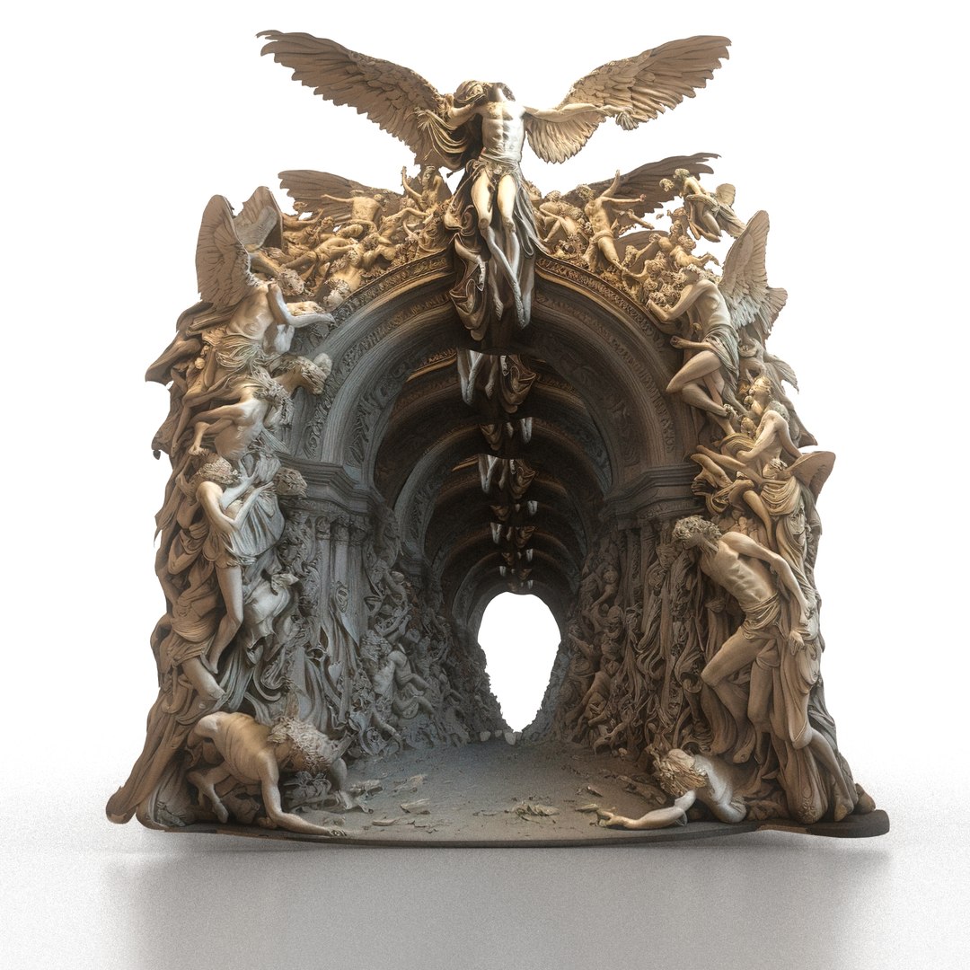 3D Gate Hell Arch - TurboSquid 2063905