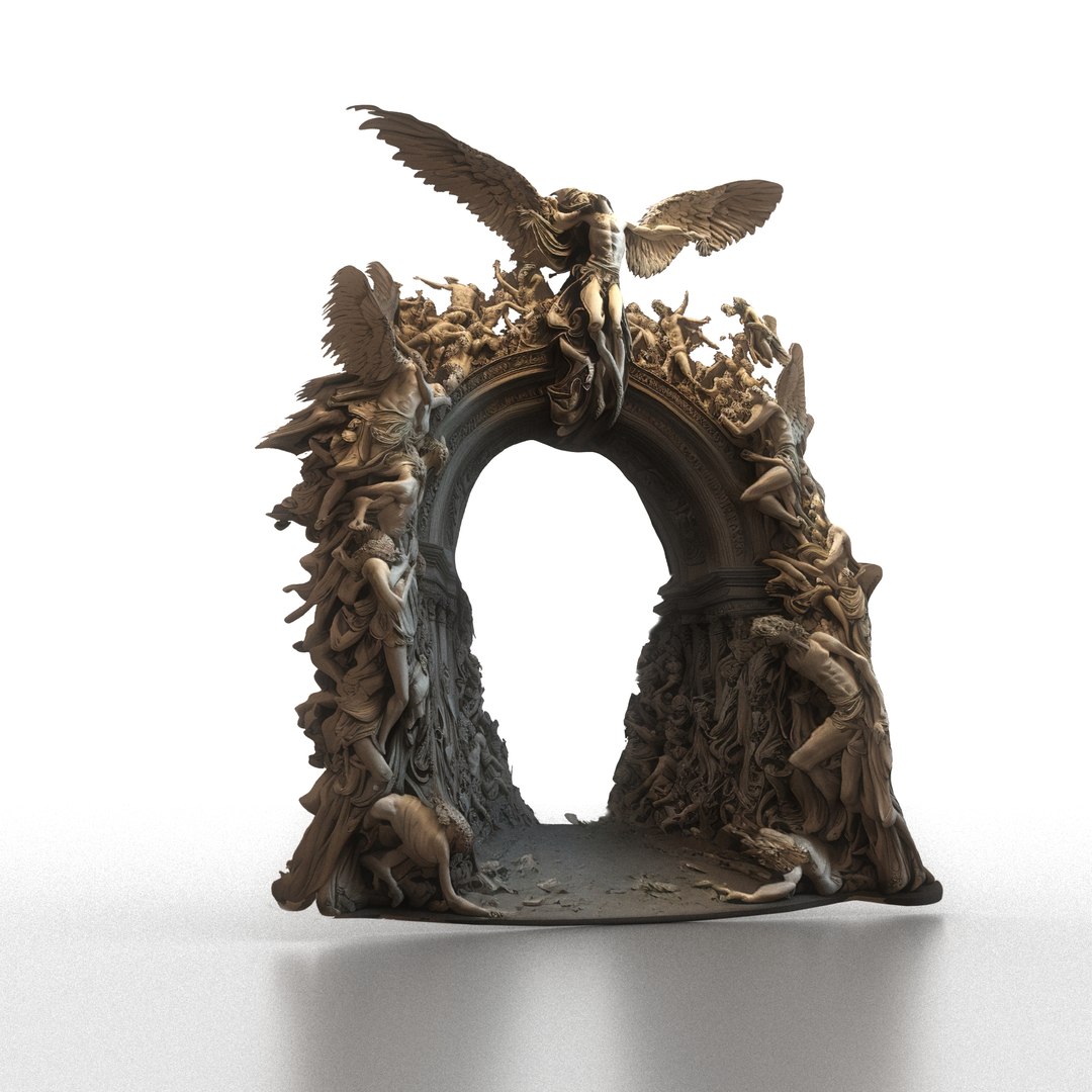 3D Gate Hell Arch - TurboSquid 2063905