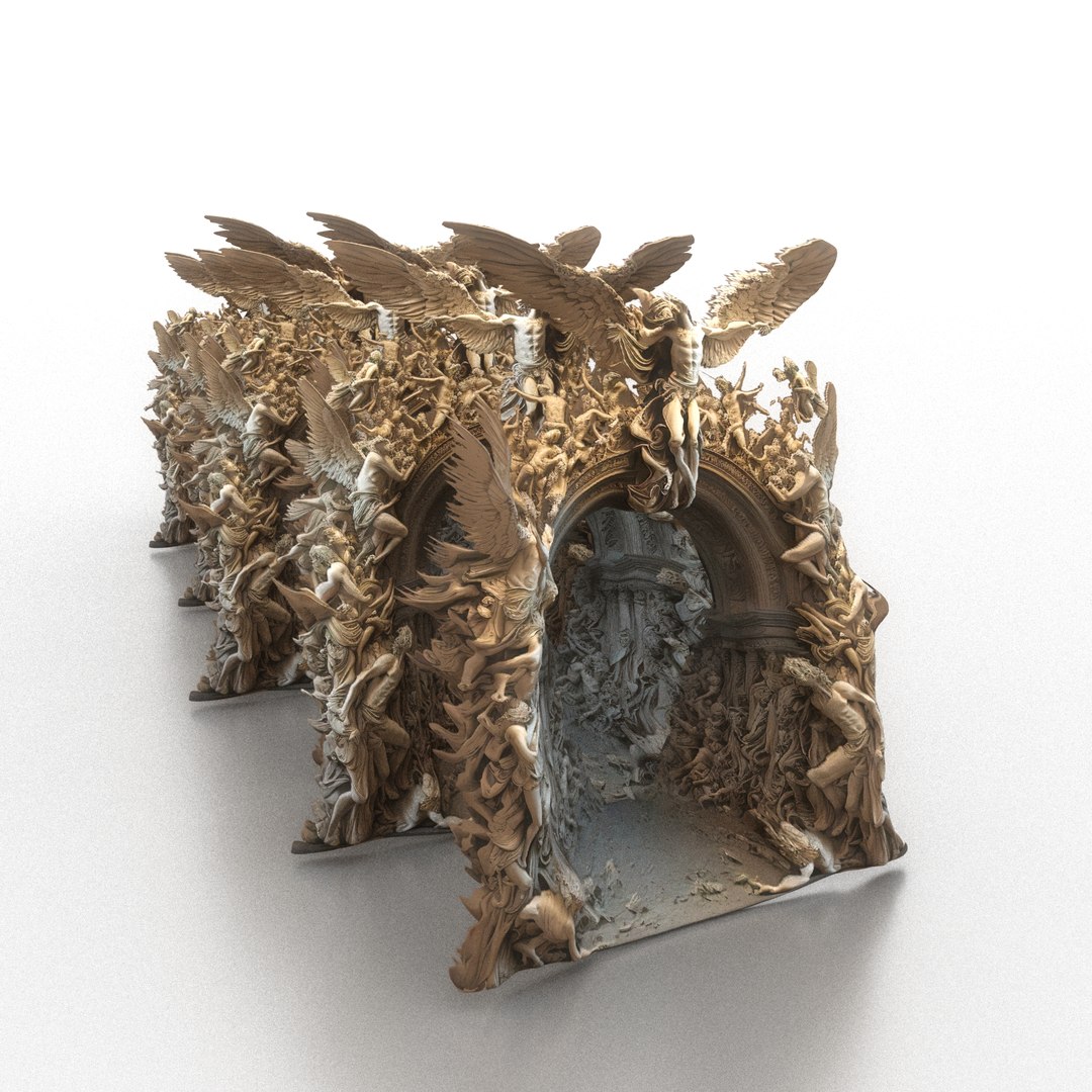 3D Gate Hell Arch - TurboSquid 2063905